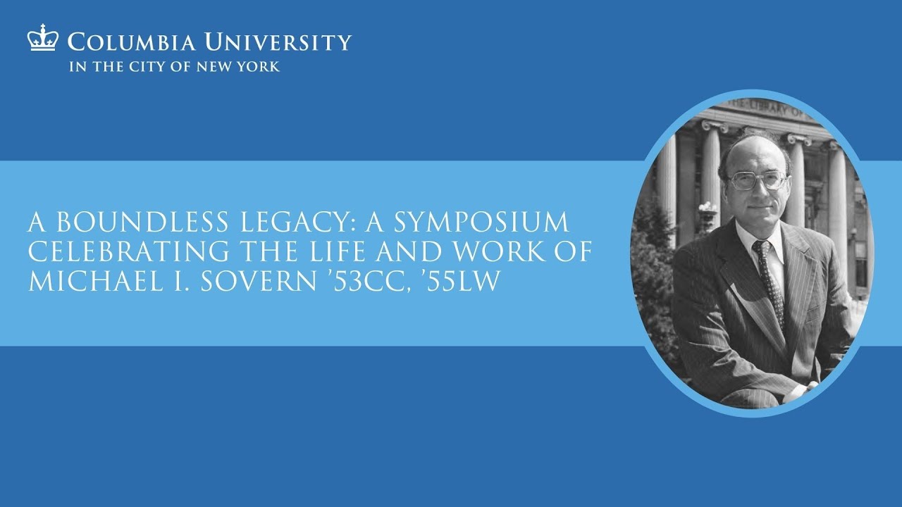 Celebrate the Legacy of Michael I. Sovern - YouTube
