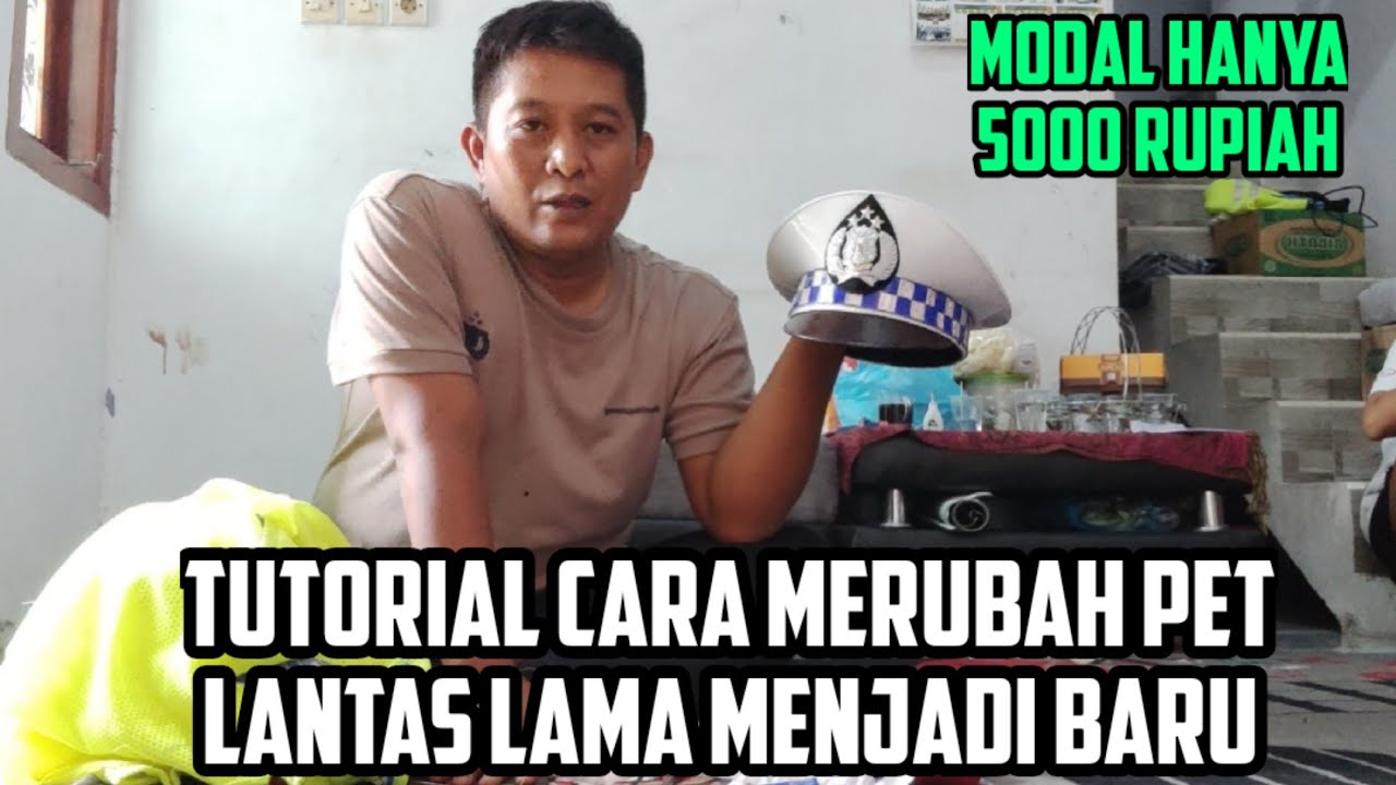TUTORIAL CARA MERUBAH TOPI LANTAS LAMA MENJADI TOPI LANTAS TERBARU ...