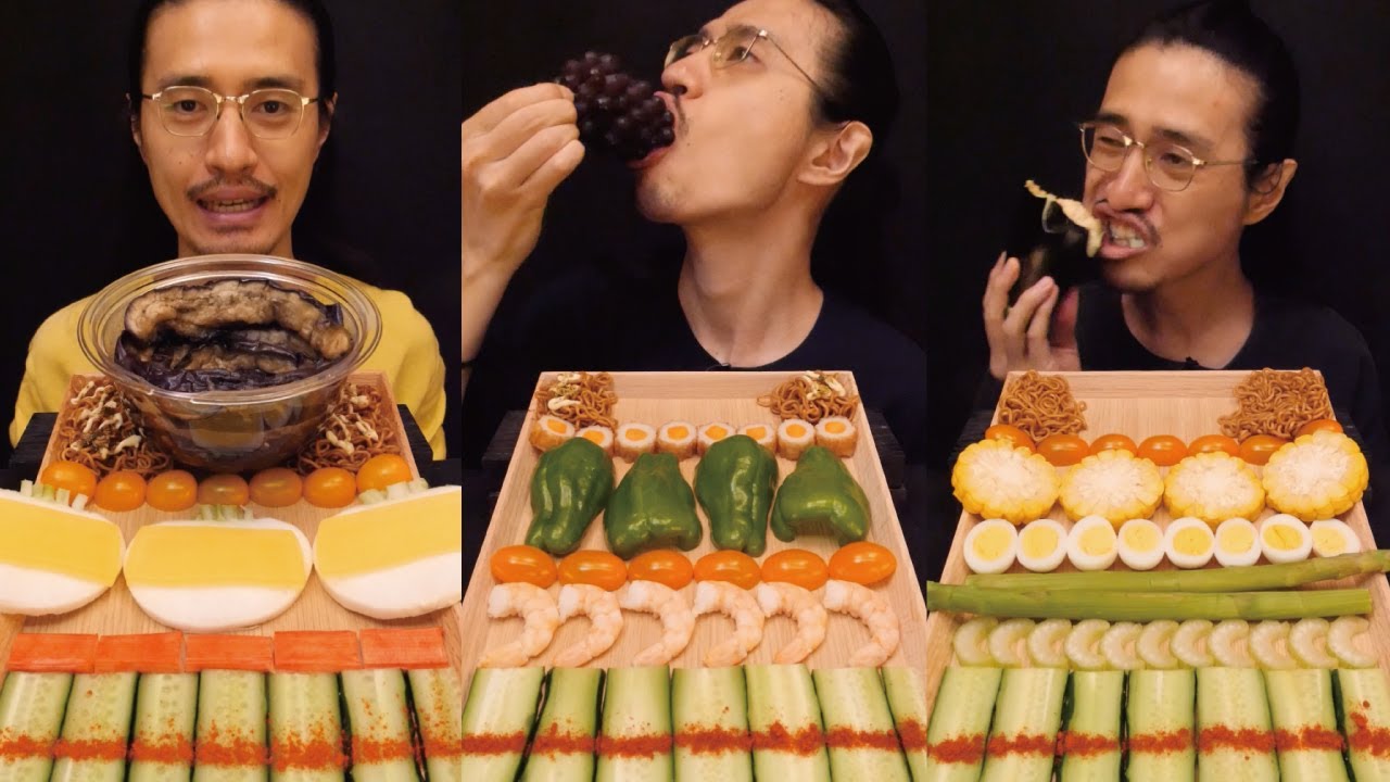 Sato Aki Mukbang ASMR 🥒🥒🥒 | Compilation Video part 1,662 - YouTube