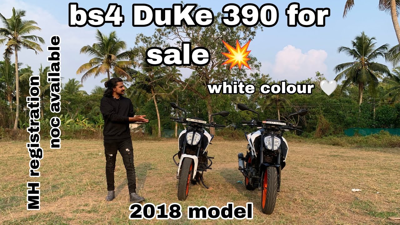 2018 model bs4 duke 390 for sale 💥 white colour 🤍 @asmotorcycles5199 # ...