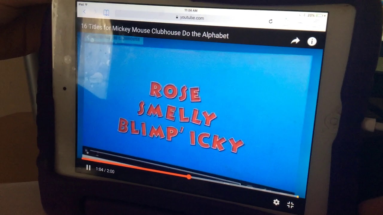 Mickey Mouse Clubhouse title cards from A-Z ♦️♥️ - YouTube