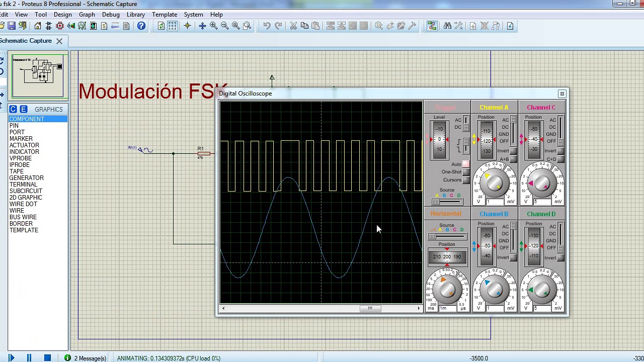Simulación de Modulación ASK, FSK Y PSK + Demodulación ASK - YouTube