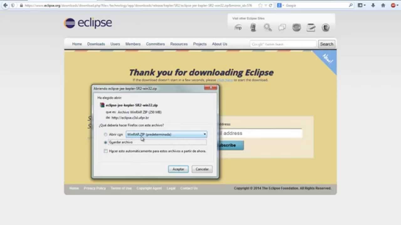 ¿Como configurar Eclipse Kepler para desarrollo con Java EE? - YouTube