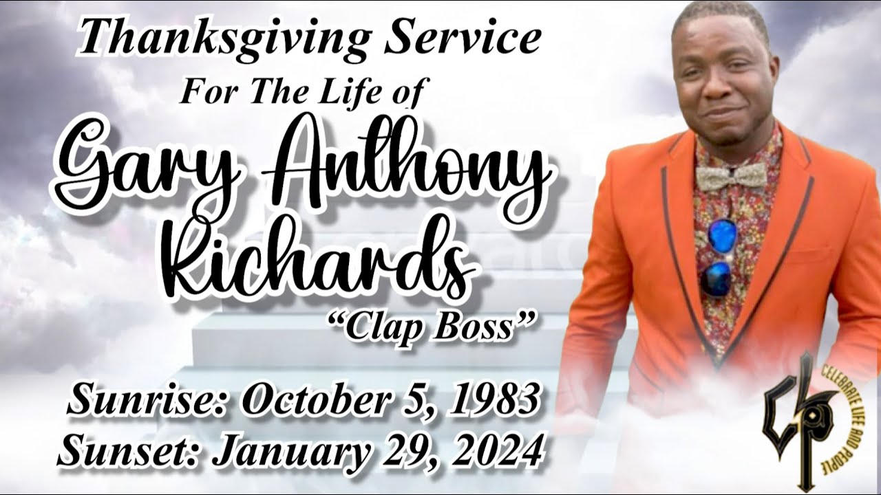 Gary Richards "Clap Boss" Funeral Service (Official Video) - YouTube