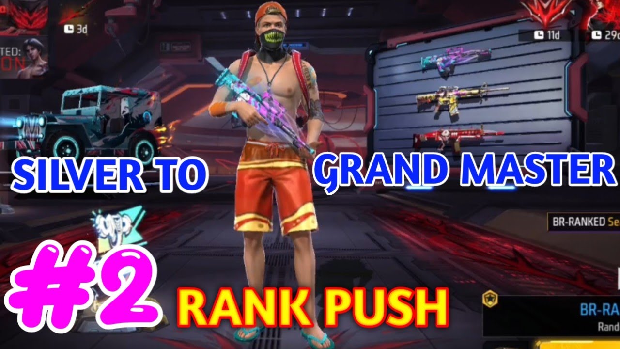 #2 Silver to Grand Master // Free Fire Rank Push // Mr Wooder - YouTube