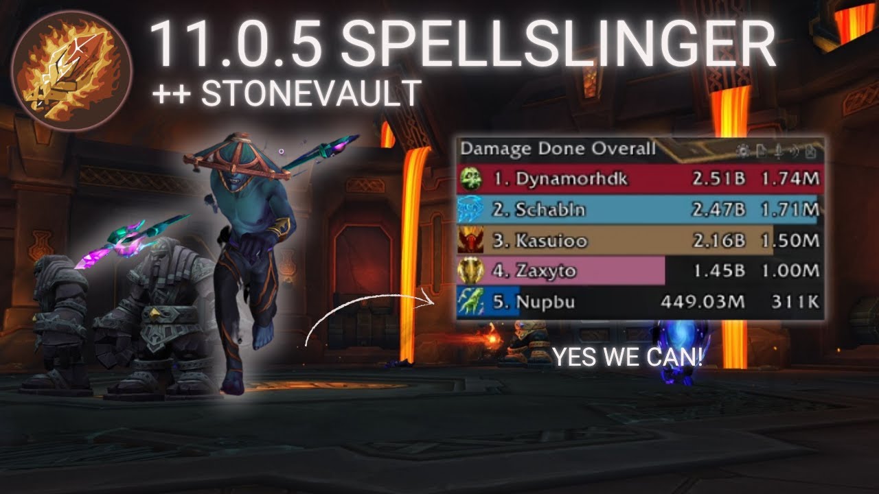Spellslinger Arcane Mage Gameplay! | ++11 SV | TWW S1 Arcane Mage 11.0. ...