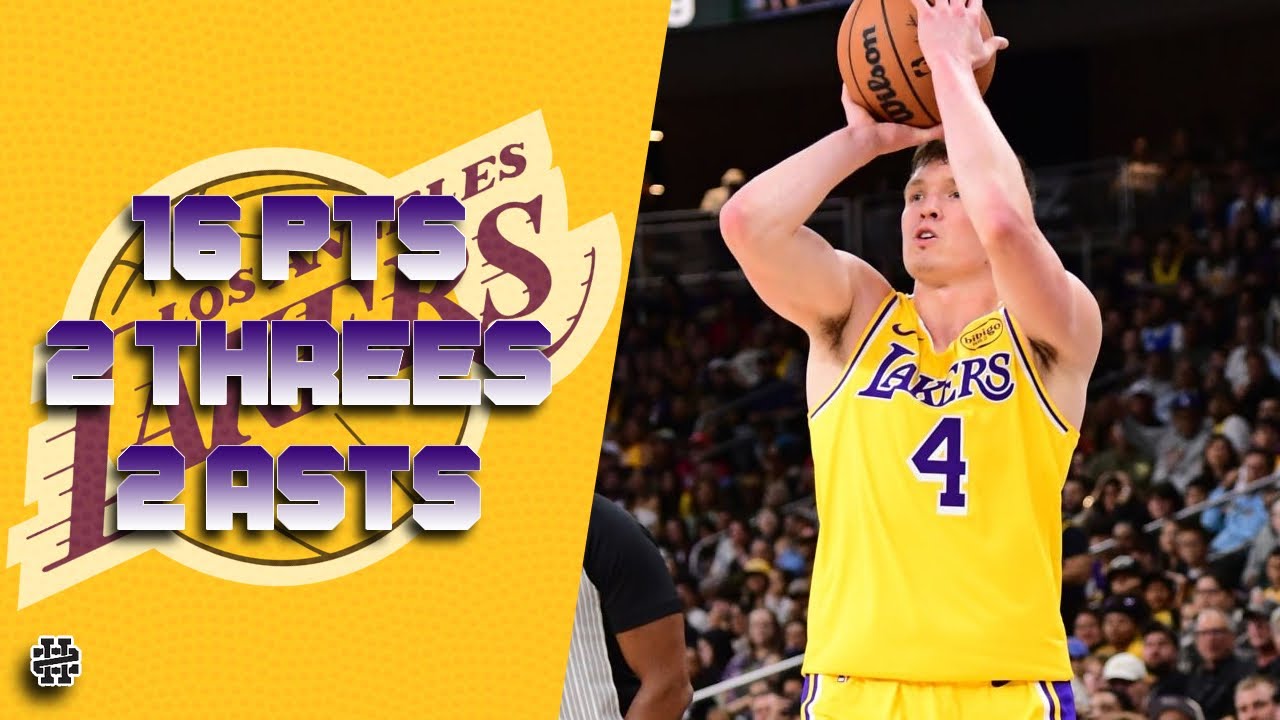 Dalton Knecht 16 pts 2 threes 2 asts vs Wolves 2024 Preseason - YouTube