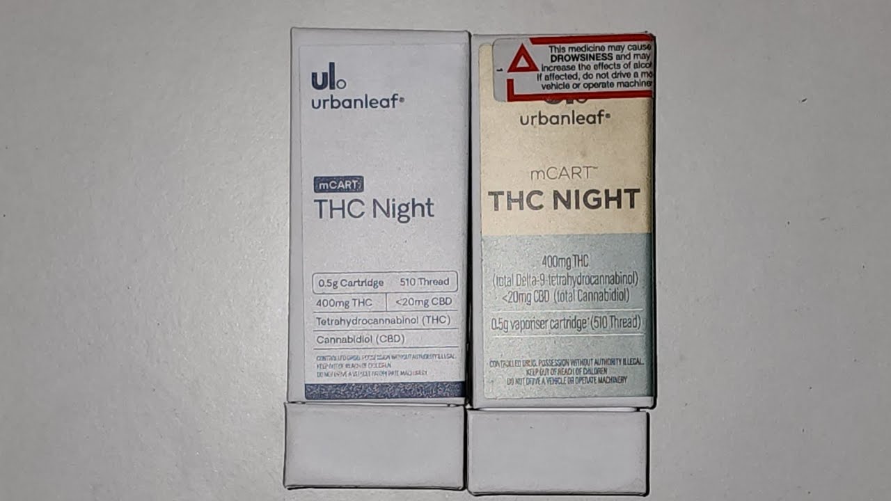 cannatrek - urbanleaf mCART Thc Night - THC 3 month review and hit - YouTube