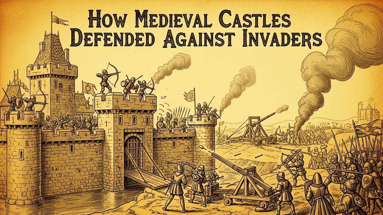 How Medieval Castles Were Built to Defend Against Attacks | Medieval ...
