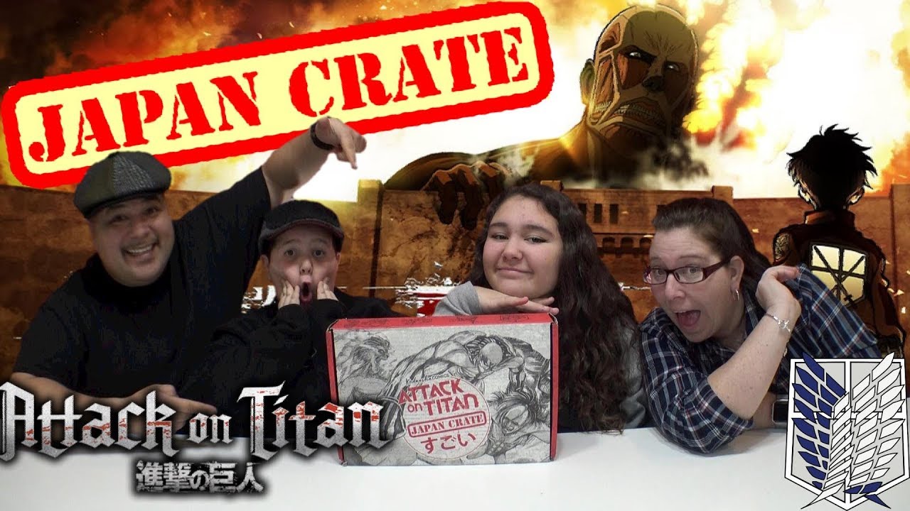 JAPAN CRATE!!! ATTACK ON TITAN EDITION!!! - YouTube