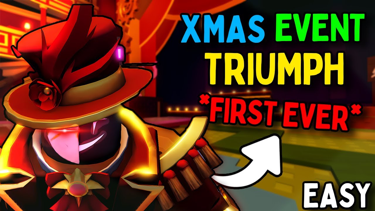 FIRST EVER XMAS Event Triumph Hard Mode - Tower Defense Simulator | TDS ...