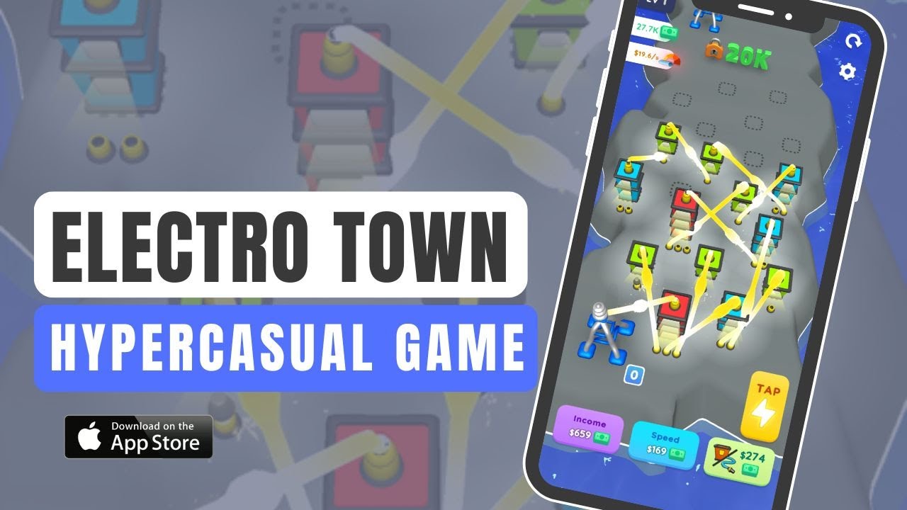 Electro Town 🌆⚡💡 Gameplay, iOS, iOS Games, Mobile Games - YouTube