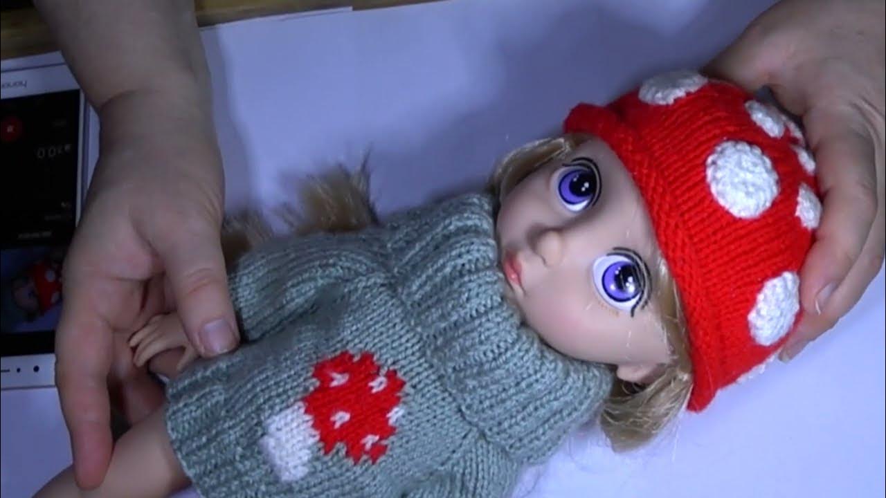 Вязаная🧶 одежда для кукол🧣🥻👗👒🧦🧦 - YouTube