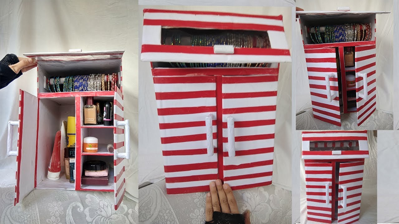 #cardboard organizer | DIY-Organizer With Cardboard | Organizer Idea ...