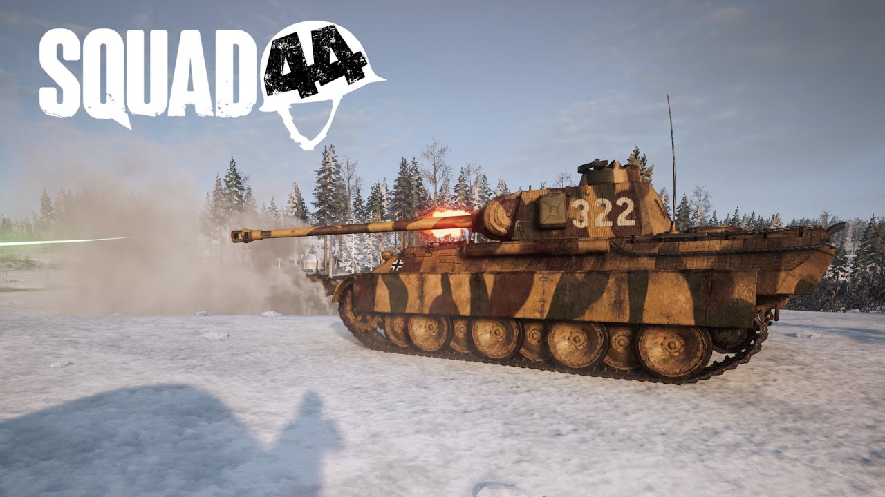 Squad 44 | Panther en combat dans les Ardennes - YouTube