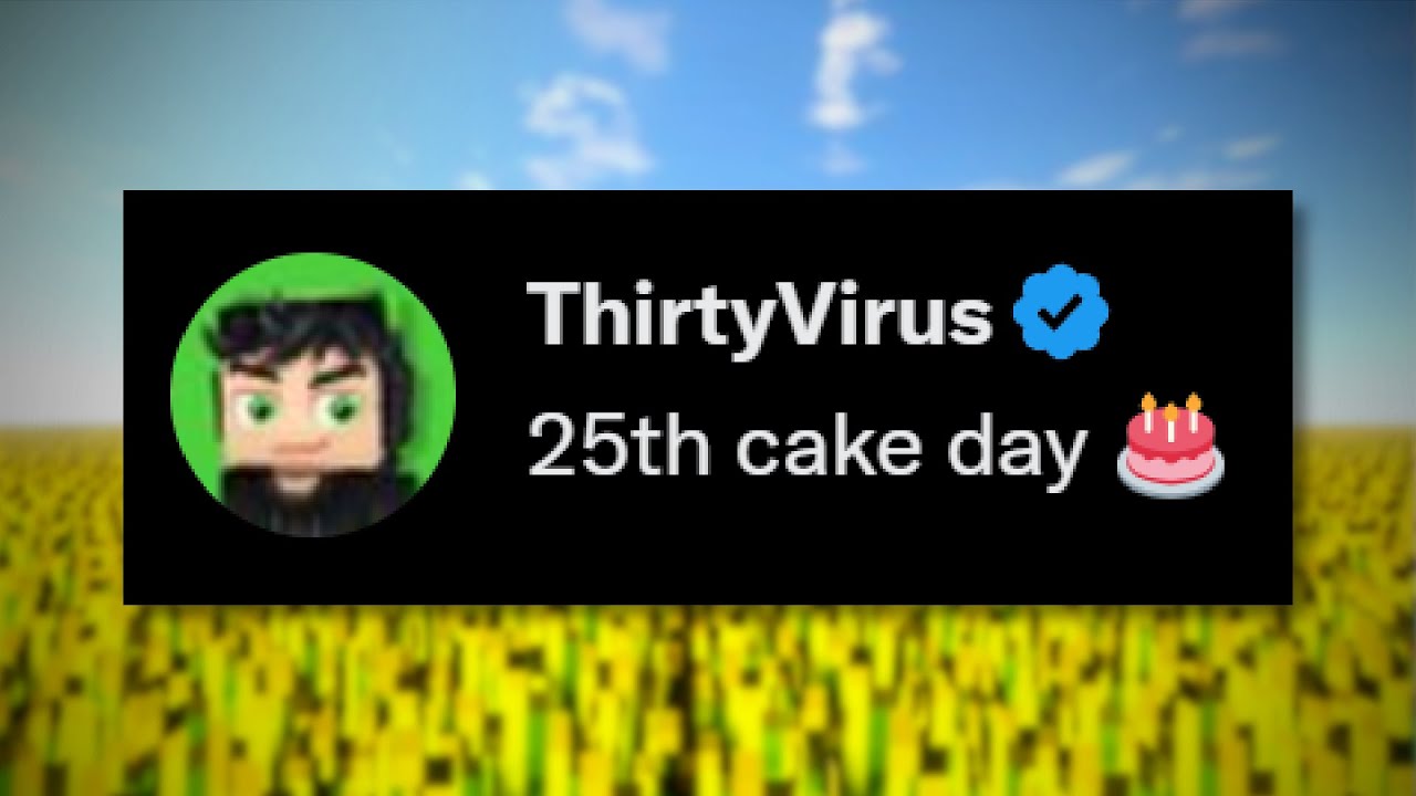 (scuffed) ThirtyVirus 25th Birthday Stream - YouTube