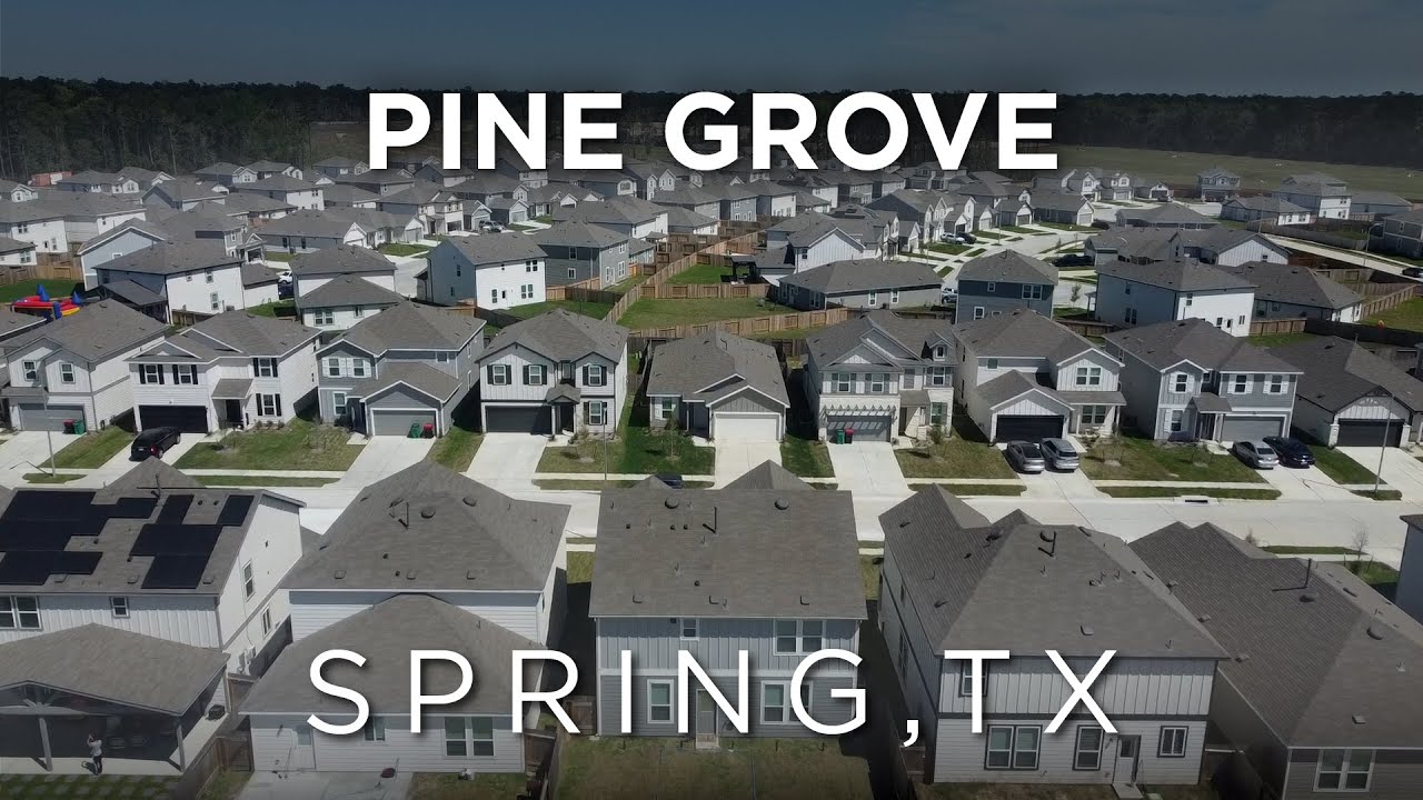 Pine Grove - New Construction Neighborhood in Spring, Texas - YouTube