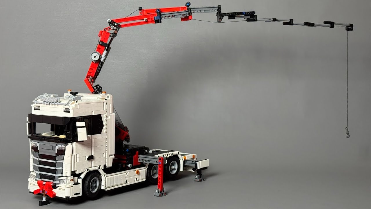 LEGO SCANIA 770S CRANE TRUCK by BricKimi and Oldolneylego - YouTube