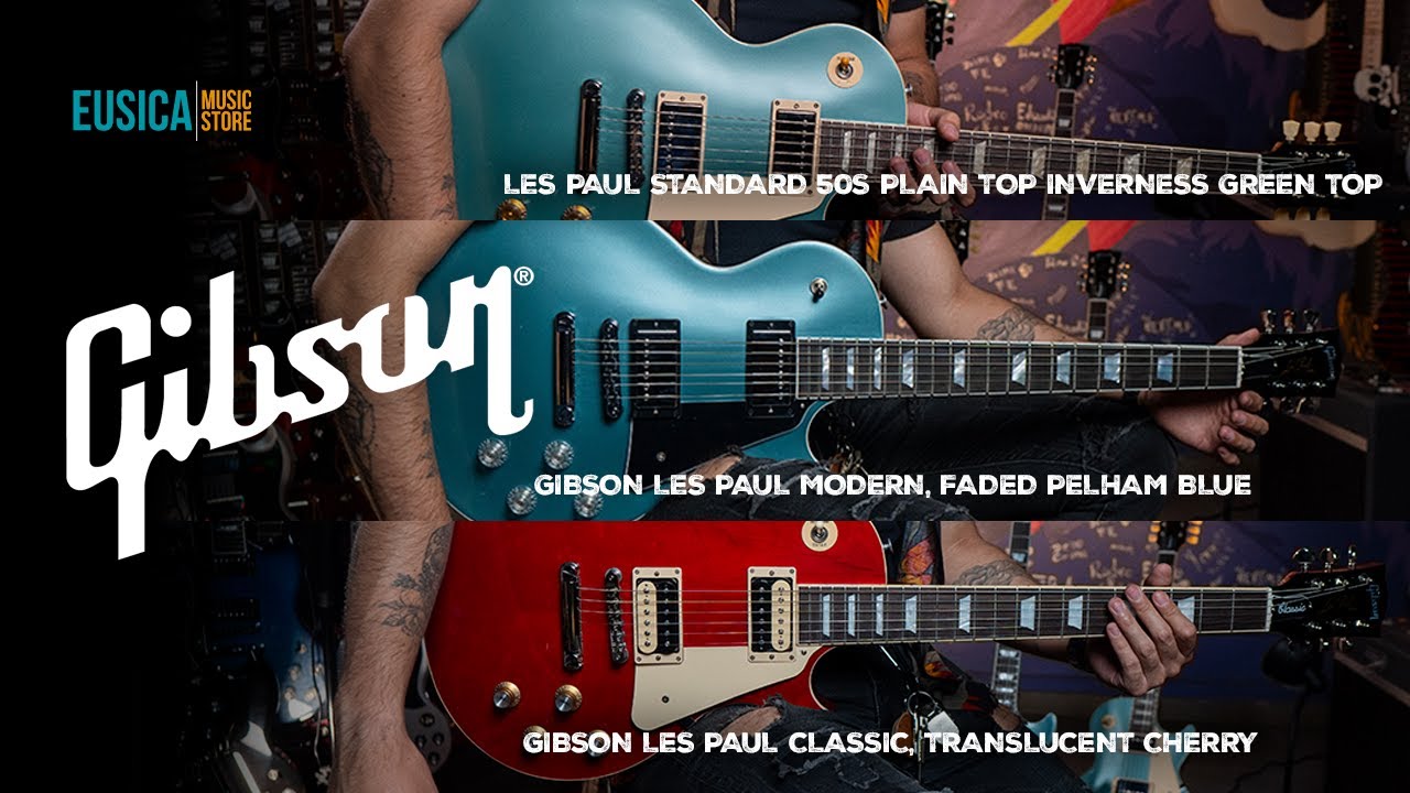 La comparación de las GIBSON FAVORITAS? de los GUITARRISTAS / Eusica ...