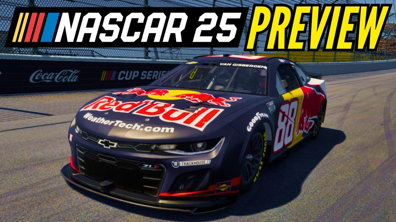 EVERYTHING New in NASCAR 25! (Career, Paint Booth, ect.) - YouTube