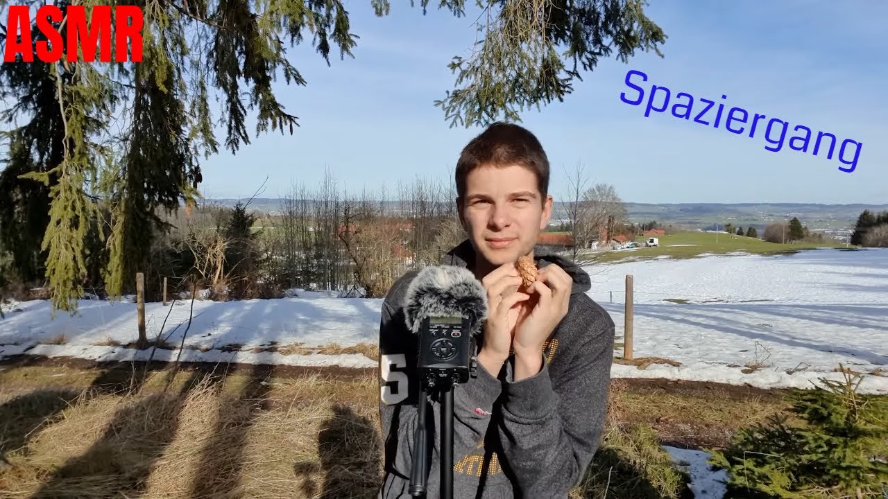 ASMR Outdoor Trigger Spaziergang mit MIR 🌲🌳/ASMR German by Alex ASMR ...