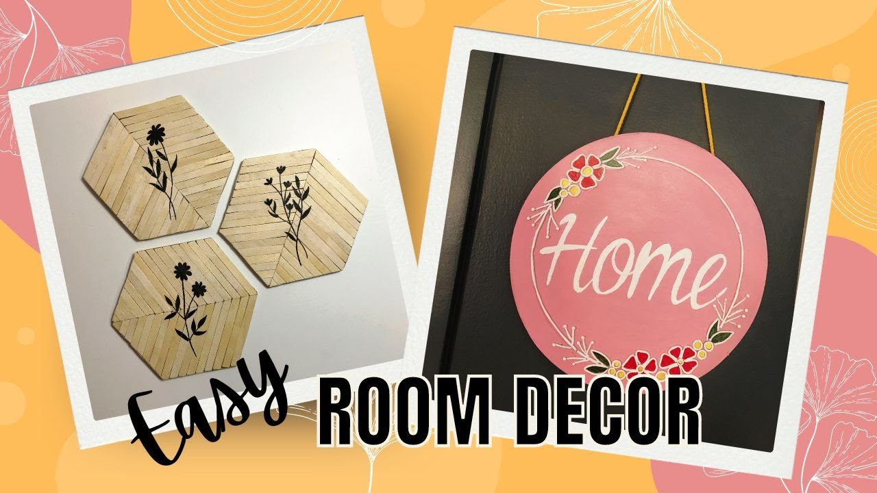 2 Beautiful DIY home decor ideas| Aesthetic room decoration| easy and ...