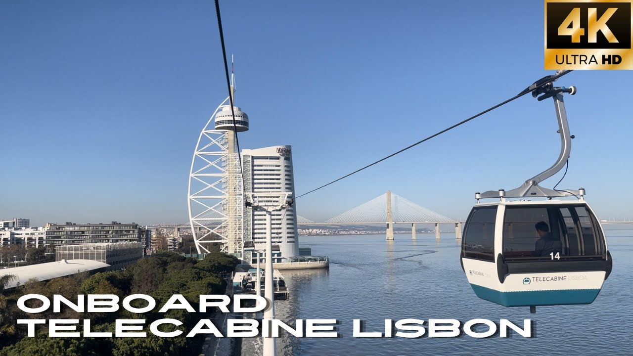 Onboard the Telecabine Lisboa | Exploring Lisbon in the air in a Cable ...