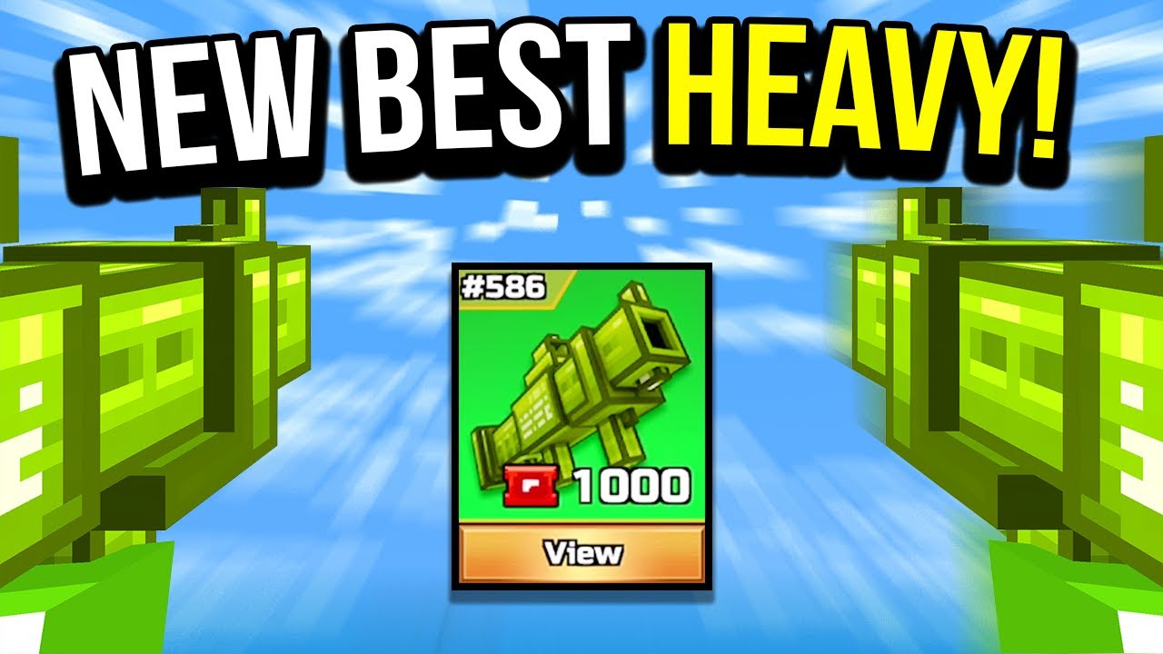 THE NEW BEST HEAVY WEAPON IN PIXEL GUN 3D! - YouTube
