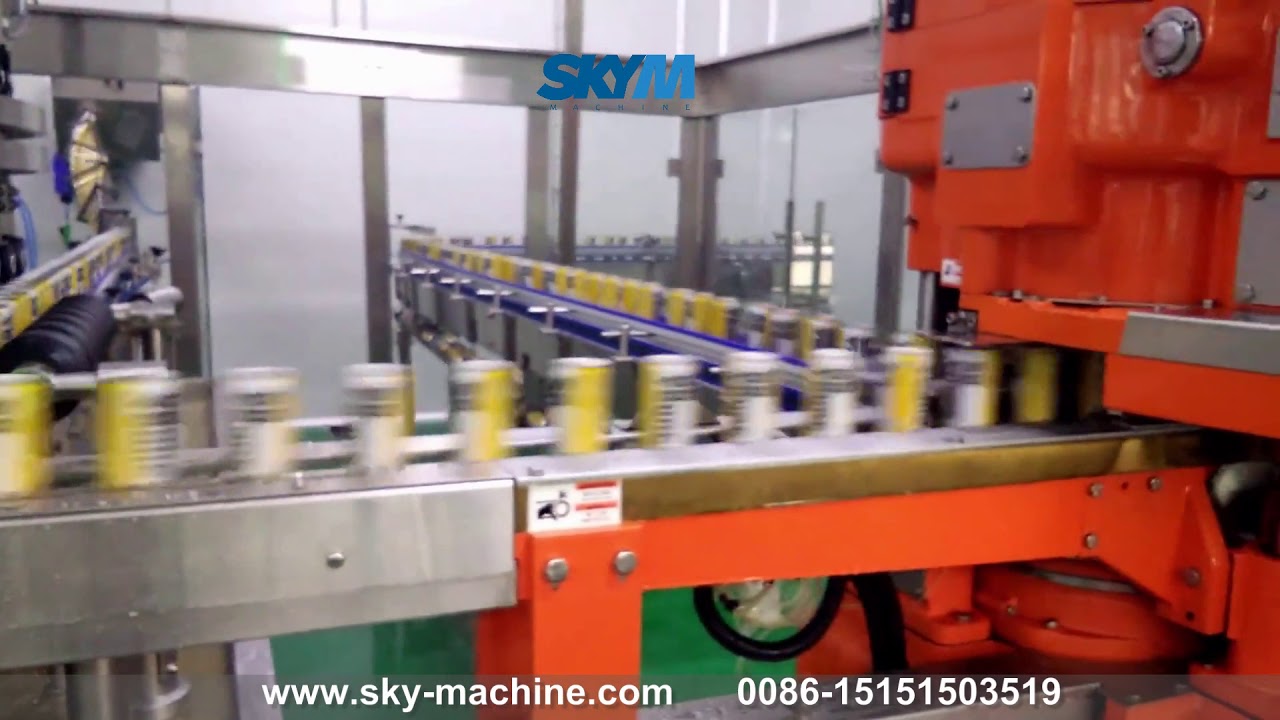 600Can/min Aluminum Can Filling Production Line - YouTube