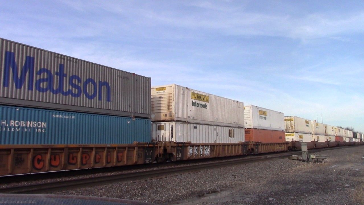 BNSF 6819 West Cameron, IL 12/22/16 - YouTube