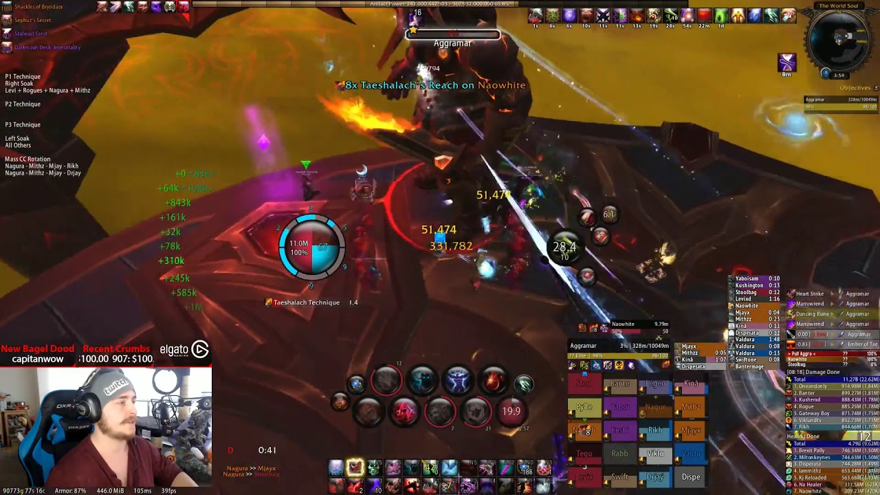 Slootbag and Co. downs Aggramar on Mythic difficulty! - YouTube