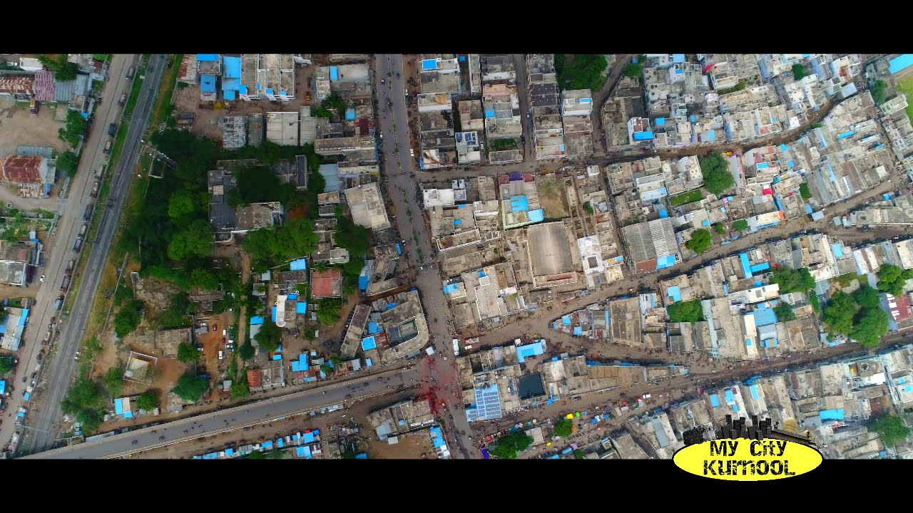 Adoni beautiful town aerial view 4K - YouTube