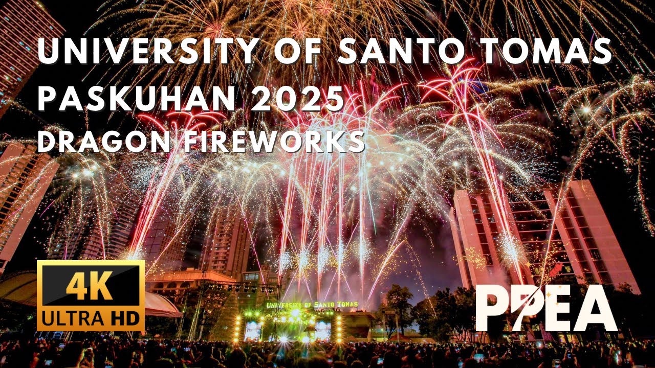 [4K] UST Paskuhan 2025 Pyromusical Display - YouTube