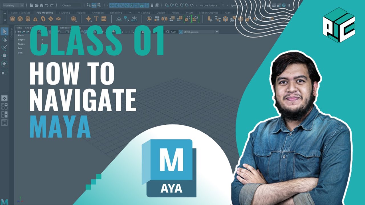 Class 01: How to Navigate Maya (Begins with Maya) | Free Course - YouTube