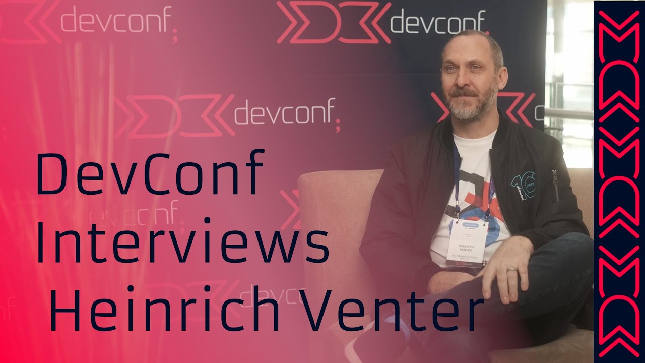 DevConf Interviews Heinrich Venter [DevConf 2023] - YouTube