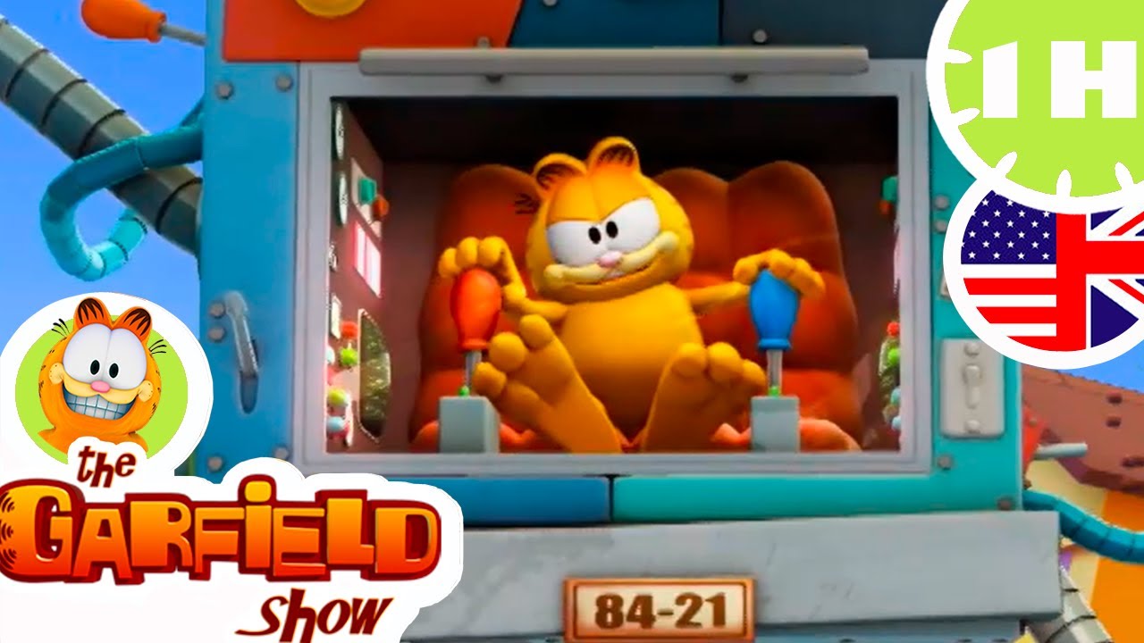 🎰 Garfield and the pizza machine ! 🍕Garfield new episodes - YouTube