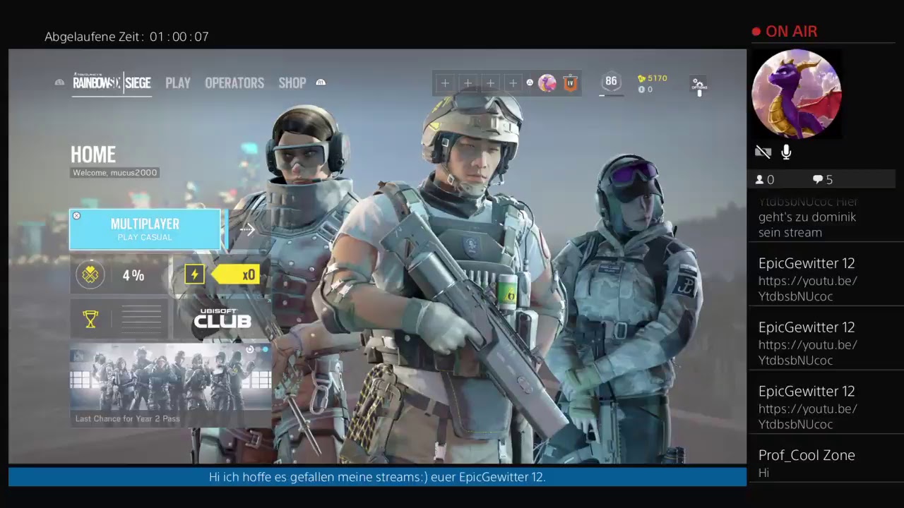 R6 road to level 100 - YouTube