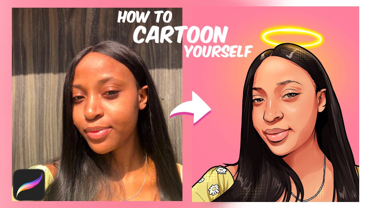 HOW TO CARTOON YOURSELF 2023 || PROCREATE - YouTube