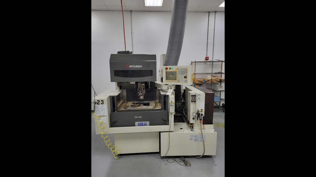 Precision CNC Machinery Auction Lot 395 - MITSUBISHI FA10S ADVANCE CNC ...