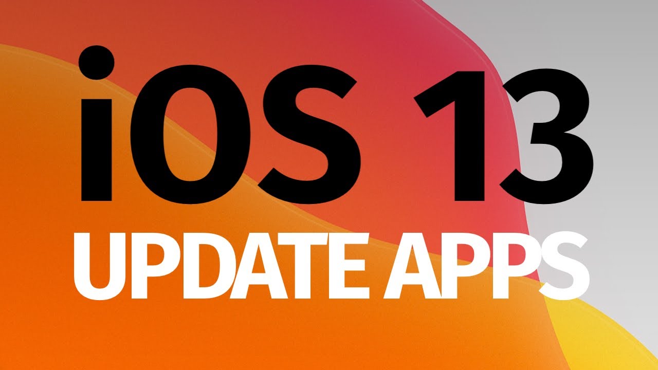 How to Update Apps in iOS 13 - YouTube