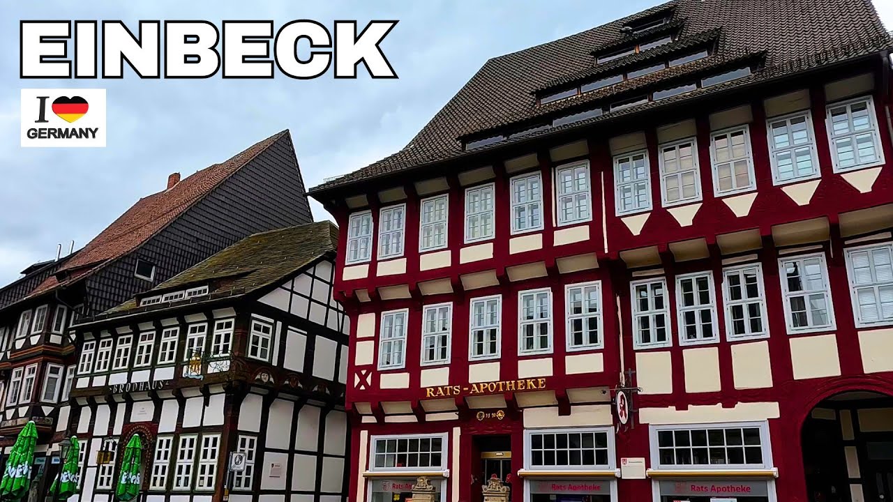 EINBECK - beeindruckende deutsche Altstadt! 400 Fachwerkhäuser ...