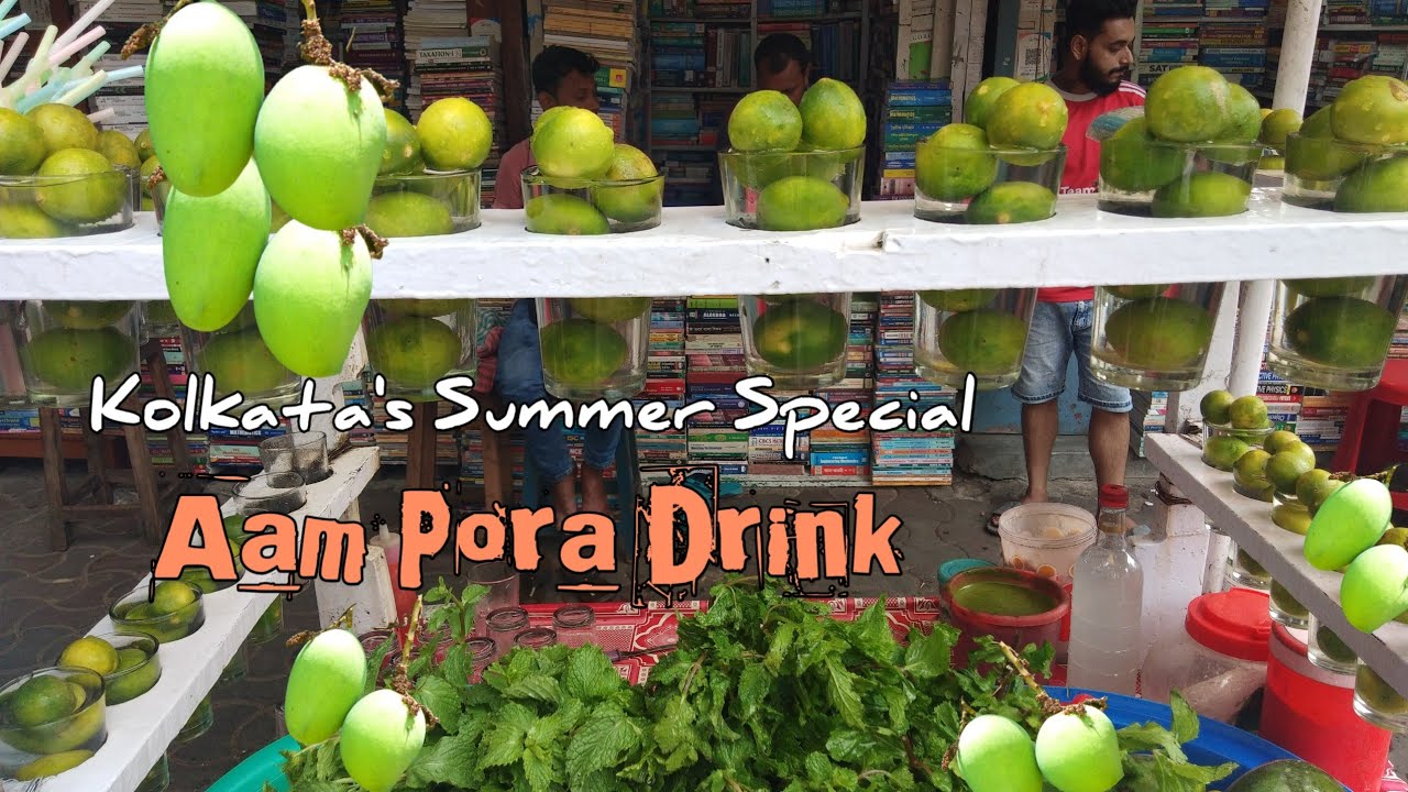 Kolkata's Summer Special Aam Pora Drink | Burnt Raw Mango | Indian ...