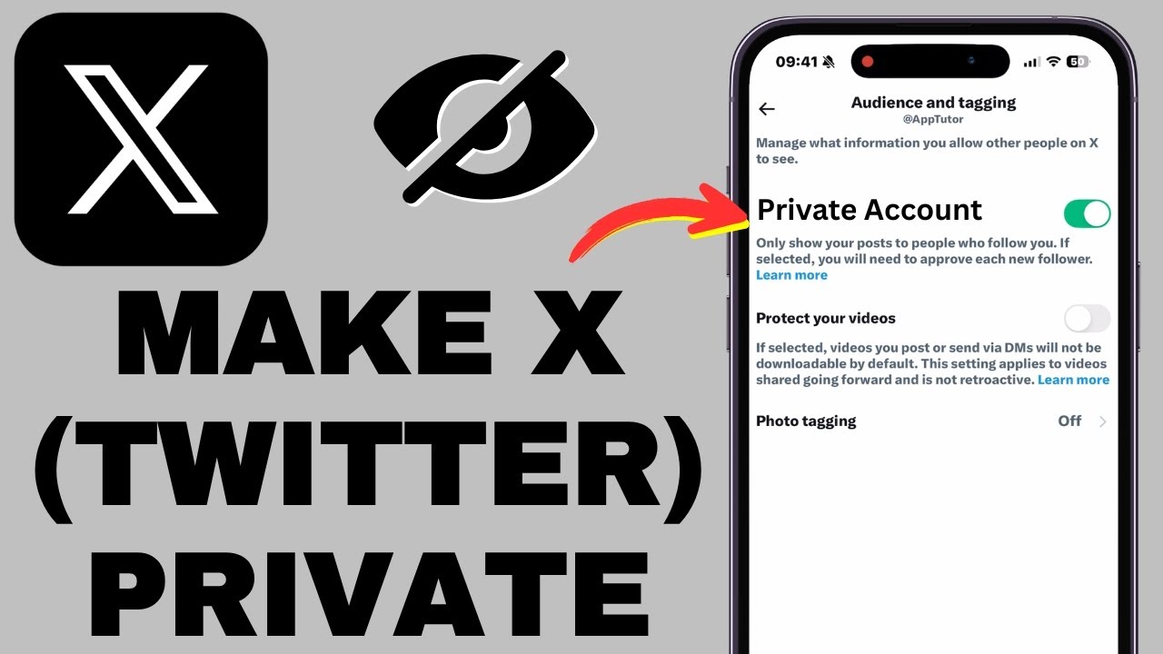 How to Make Your Twitter (X) Account Private - YouTube