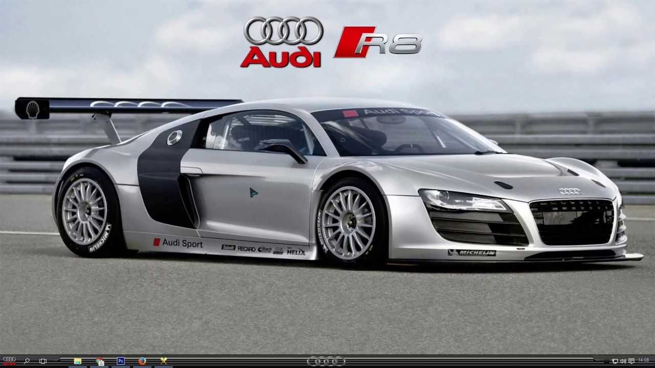 tema audi r8 para w10 version 1703 - YouTube