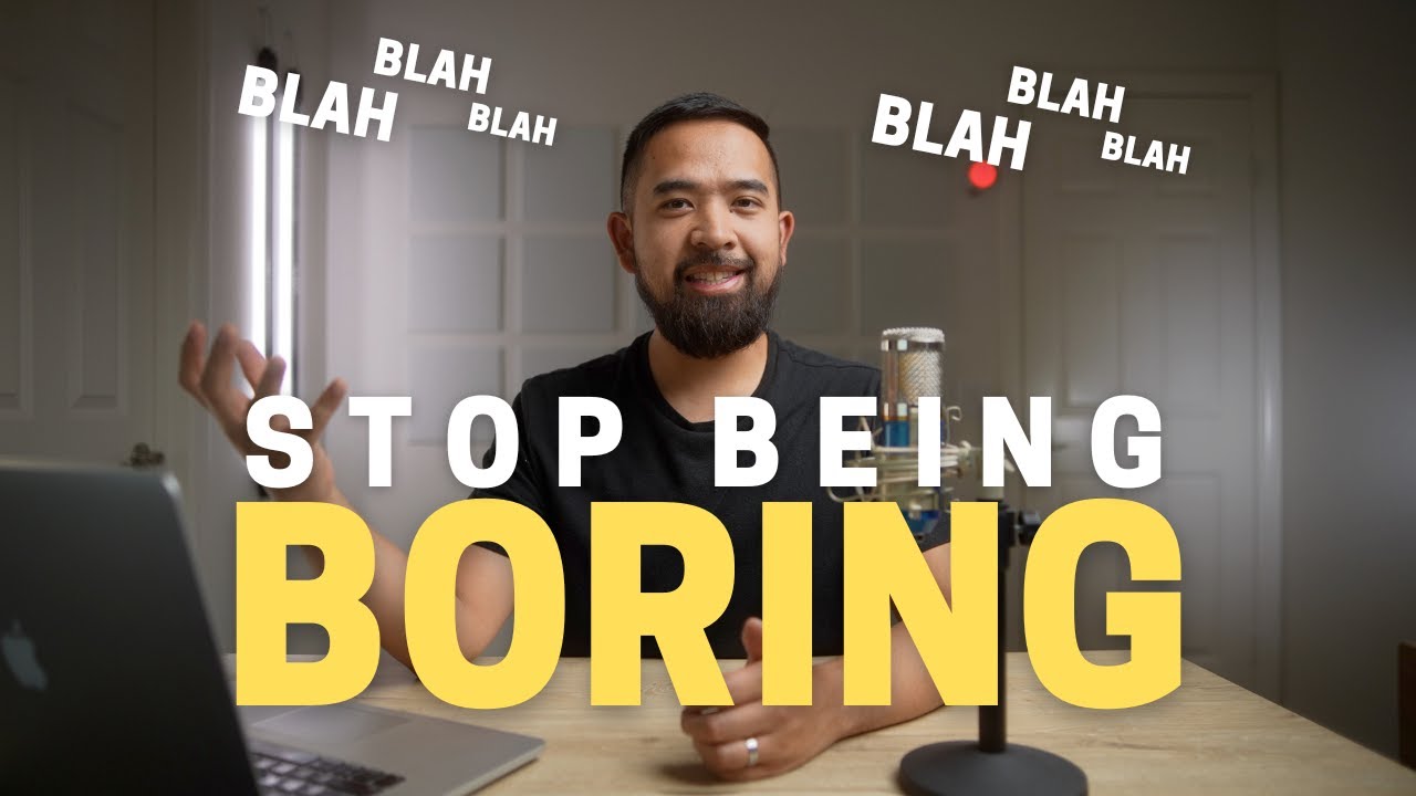 how to make your videos NOT BORING - YouTube
