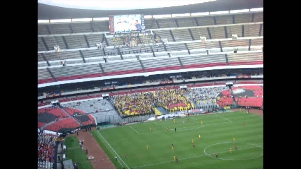 TIBURONES ROJOS DE VERACRUZ, EN EL ESTADIO AZTECA COPA MX 2012 - YouTube