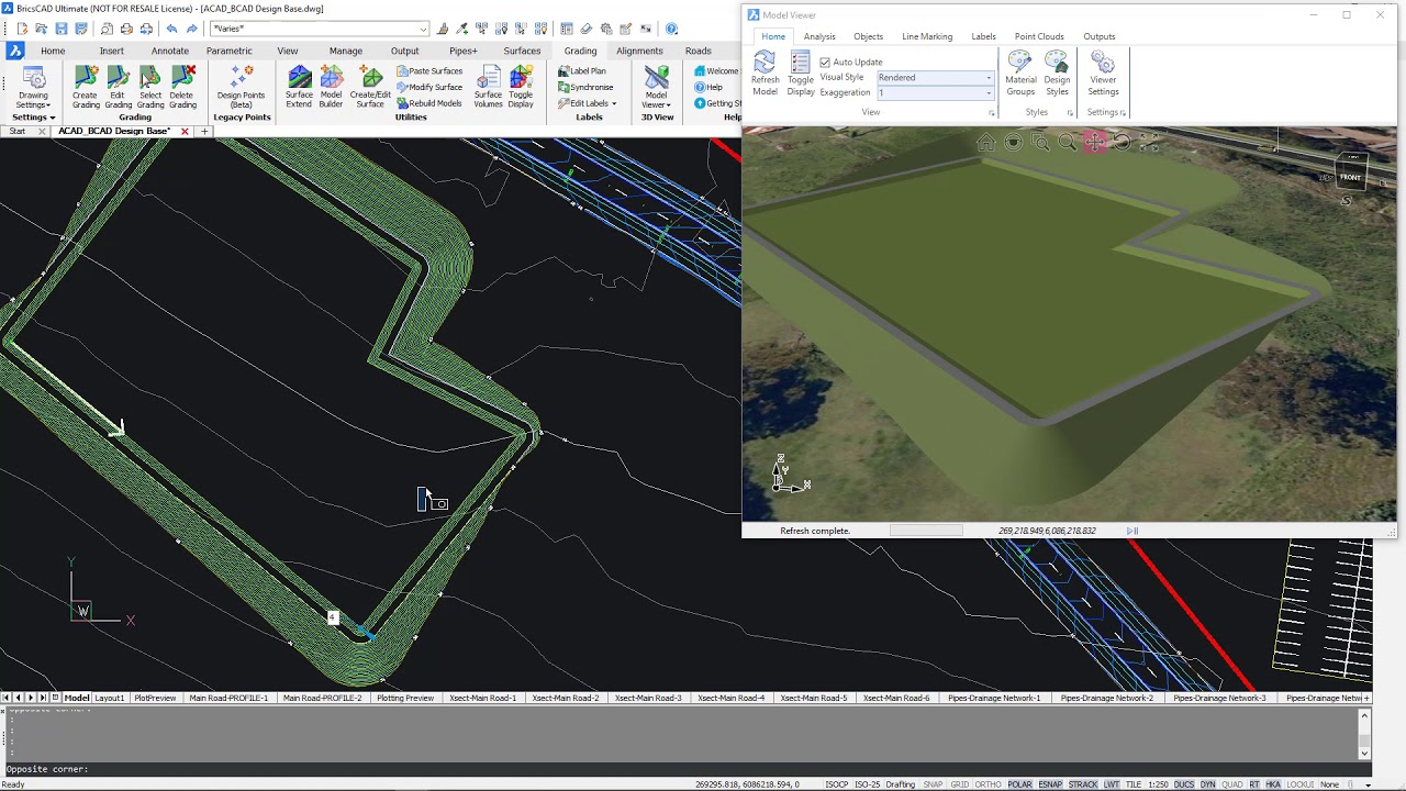 Civil Site Design Grading - YouTube