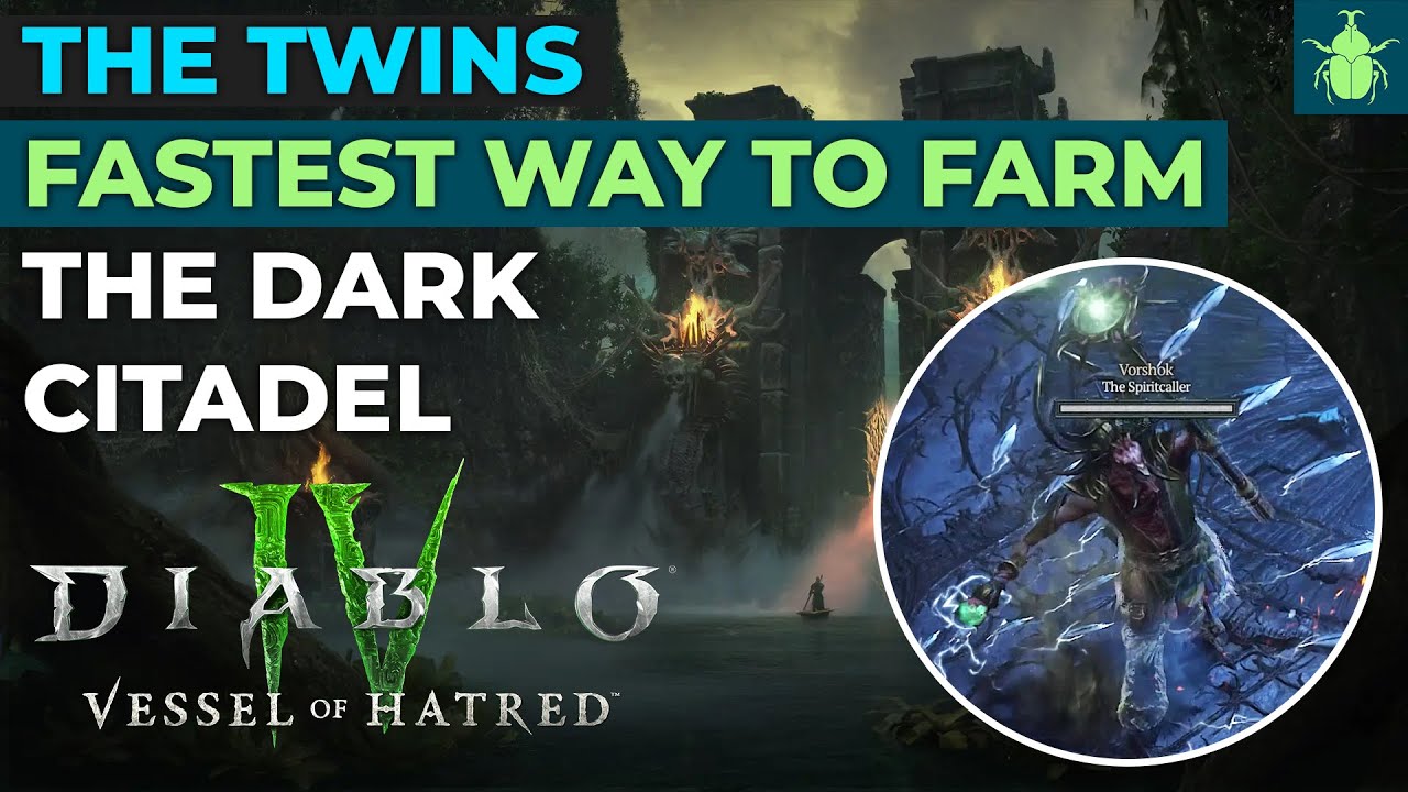 Diablo 4 - The Twins: Fastest Way to Farm The Dark Citadel Cosmetics ...