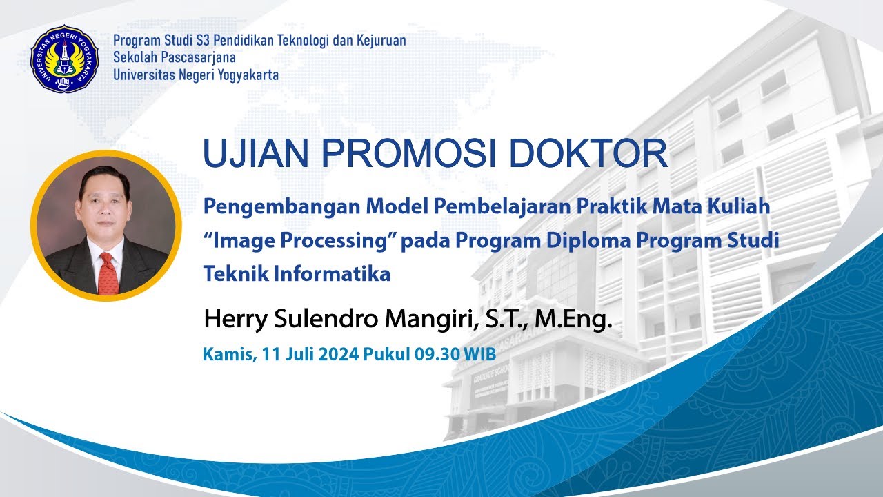Ujian Terbuka Herry Sulendro Mangiri S3 PTK 2022 - YouTube