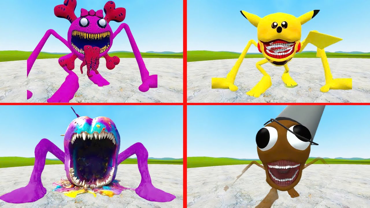 NEW ALL PHASES 1-10 EVOLUTION OF SIMON YELLOW SPRUNKI In Garry's Mod ...